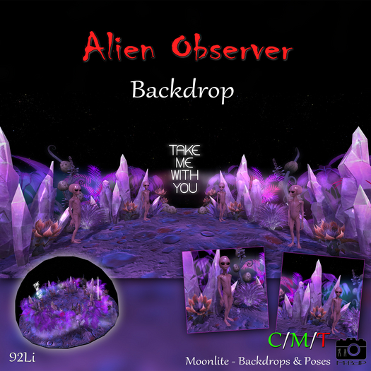 Second Life Marketplace - M-BdP :: Alien Observer - Backdrop